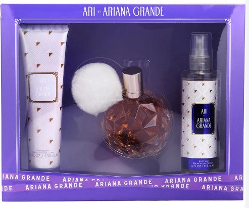 SET PERFUME ARIANA GRANDE ARI 3 PIEZAS EDP 100ML – PERFUMERIA ADICCION